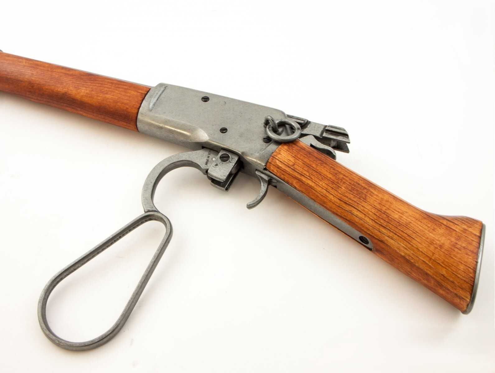 Denix Old West Mares Leg Non-Firing Lever Action Prop Rilfe, Full Size ...