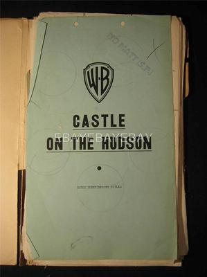 1940 Castle On The Hudson John Garfield Vintage Original Movie Script ...