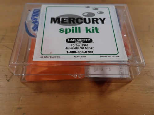 NEW Lab Safety Supply Mercury Spill Kit 20759 | eBay