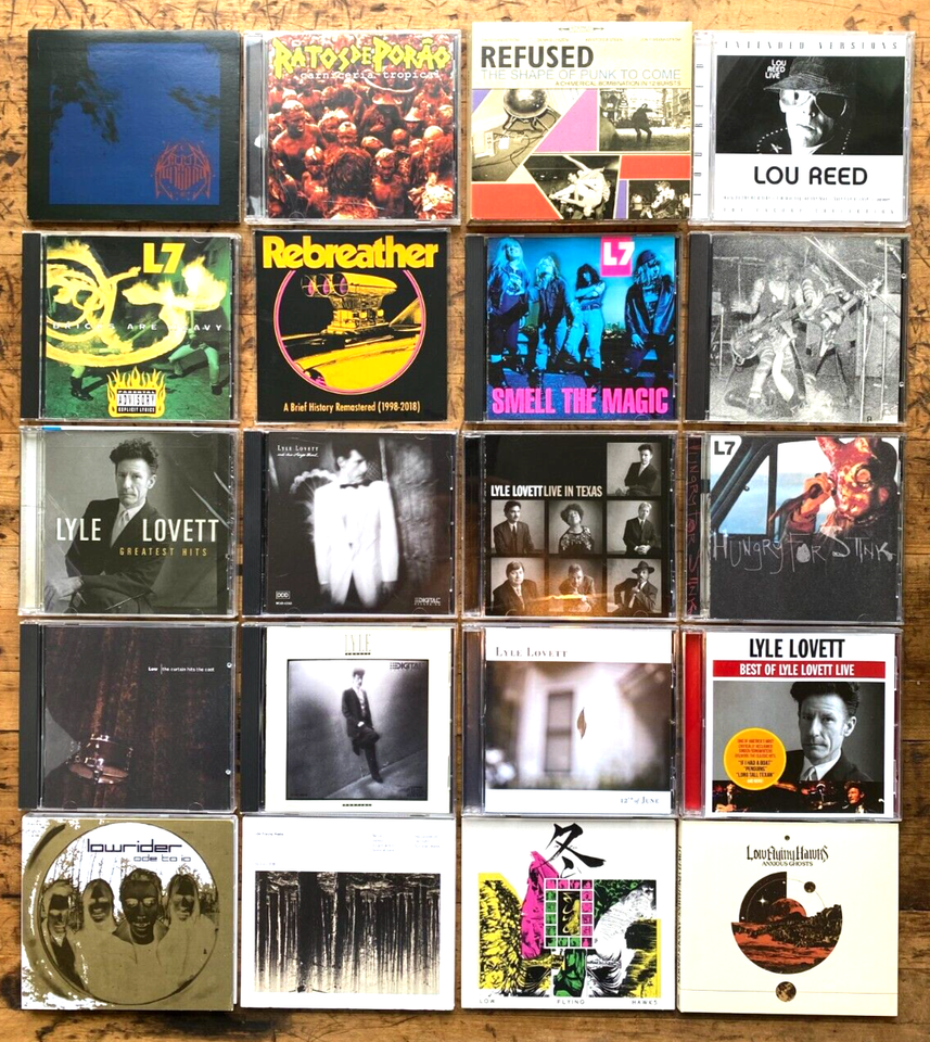240 Punk/Metal/Rock CDs - Grateful Dead, Frank Zappa, Rise Against, Wo ...