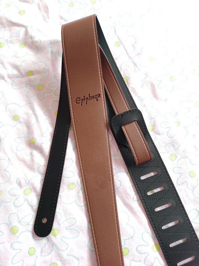 2.3'' Wide Adjustable PU Leather Strap For Epiphone Electric Guitar ...