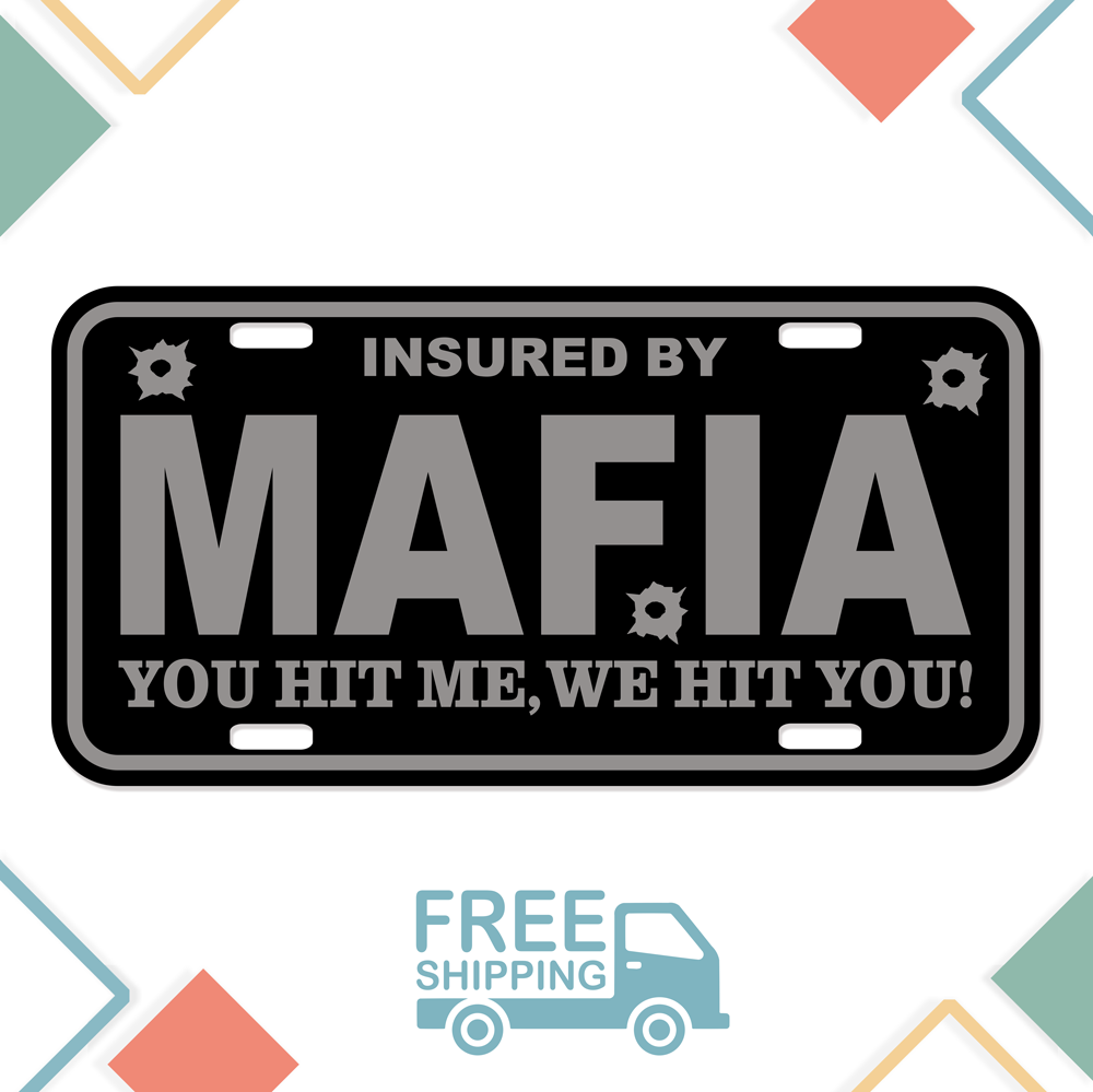 PERSONALIZED MAFIA License Plate | eBay