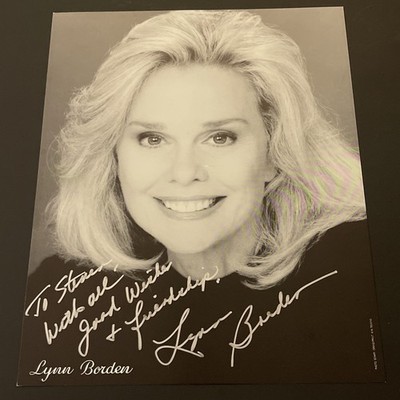 LYNN BORDEN of CSI: NY: Hand Signed Celebrity Photo 8 x 10” / KSK | eBay
