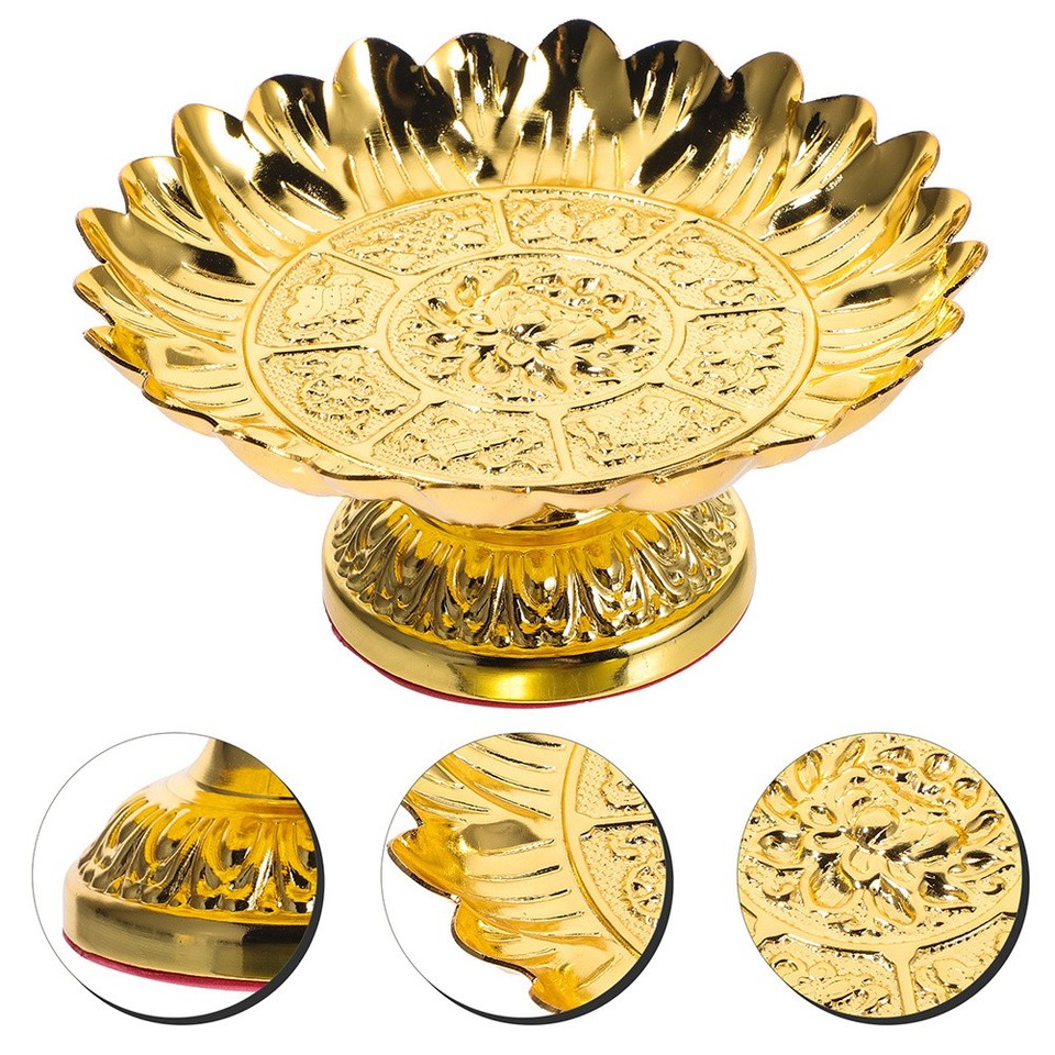 Temple Fruit Bowl Fruit Offering Plate Home Decoration Buddhist Worship ...