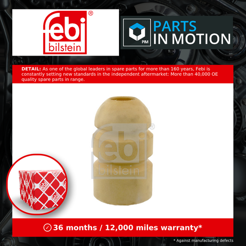 Bump Stop fits VW CADDY Mk1 1.5 Rear 82 to 83 JB Suspension 281511353A ...