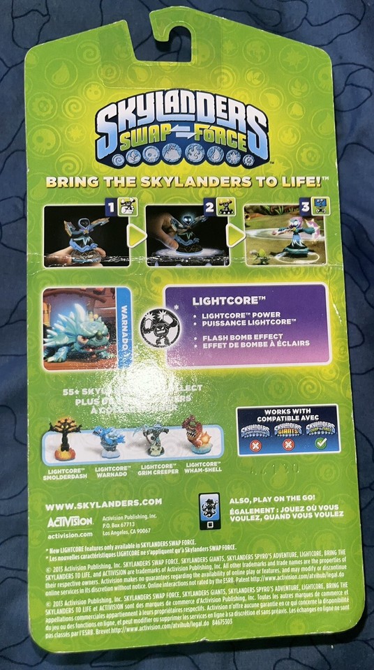 Skylanders Swap-Force Warnado Lightcore Character Figure (2013 ...