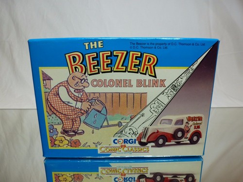 CORGI 96865 FORDSON 5CWT VAN - BEEZER COLONEL BLINK COMIC - CREME 1:43 ...
