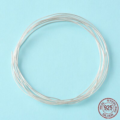 2M Round Silver Dead Soft 925 Sterling Silver Wire For DIY Crafts ...