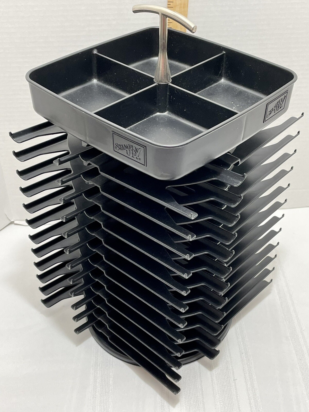 Stampin Up Color Caddy 48 Slots Ink Stamp Pad Holder Carousel Storage ...