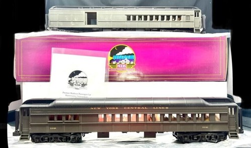 MTH 20-41037 O Scale Premier 2-Car 70' Madison Combo / Dining Passenger ...