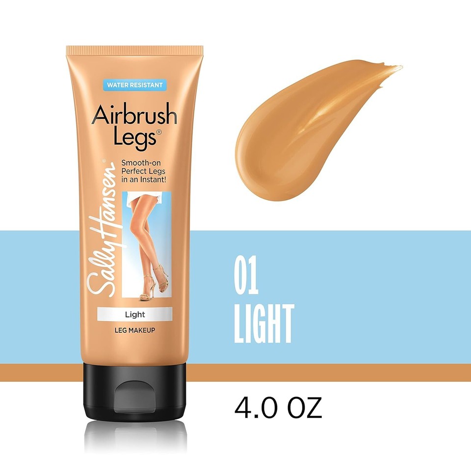 Sally Hansen Airbrush Legs®, Leg Makeup, Light, Easy Application ...