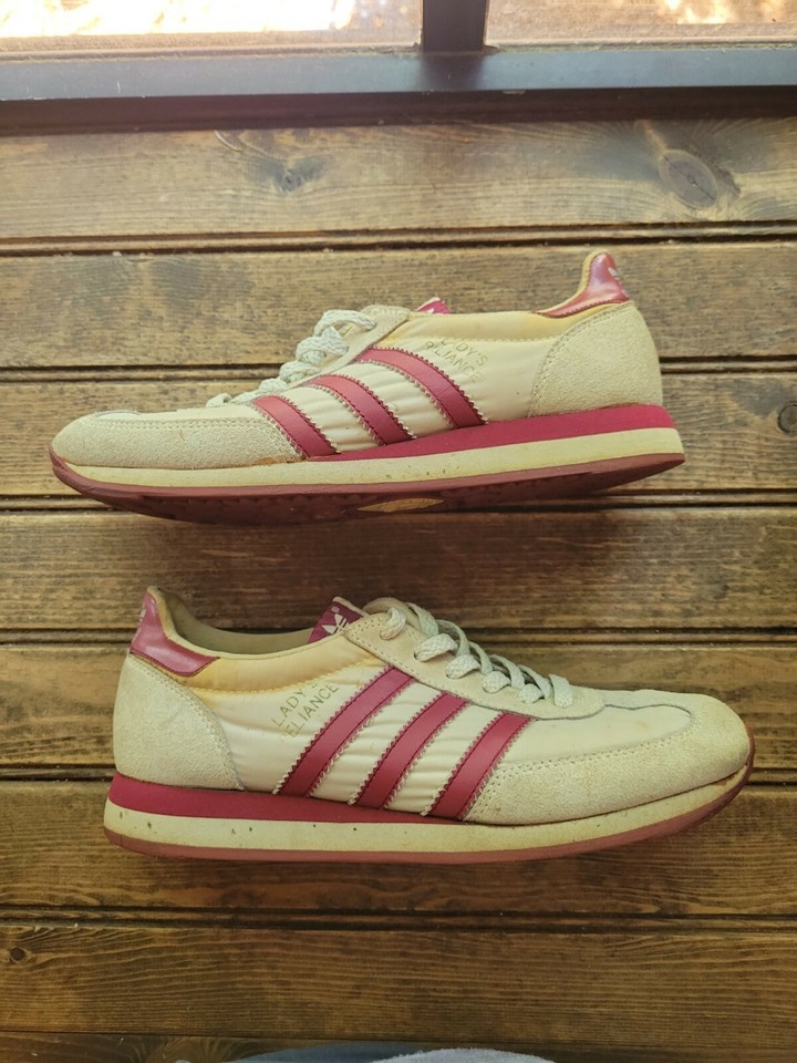 RARE! Vintage ADIDAS Ladys Reliance Running Tennis Sneakers SHOES Red 3 ...
