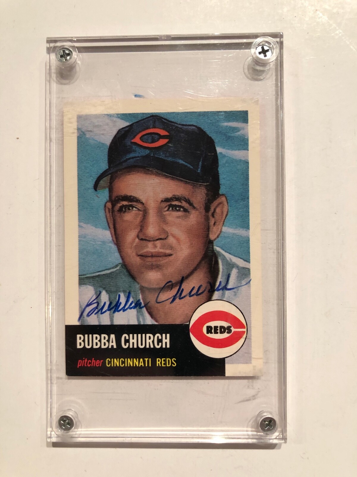 BUBBA CHURCH CINCINNATI REDS 1991 TOPPS ARCHIVES CARD #47 COA | eBay
