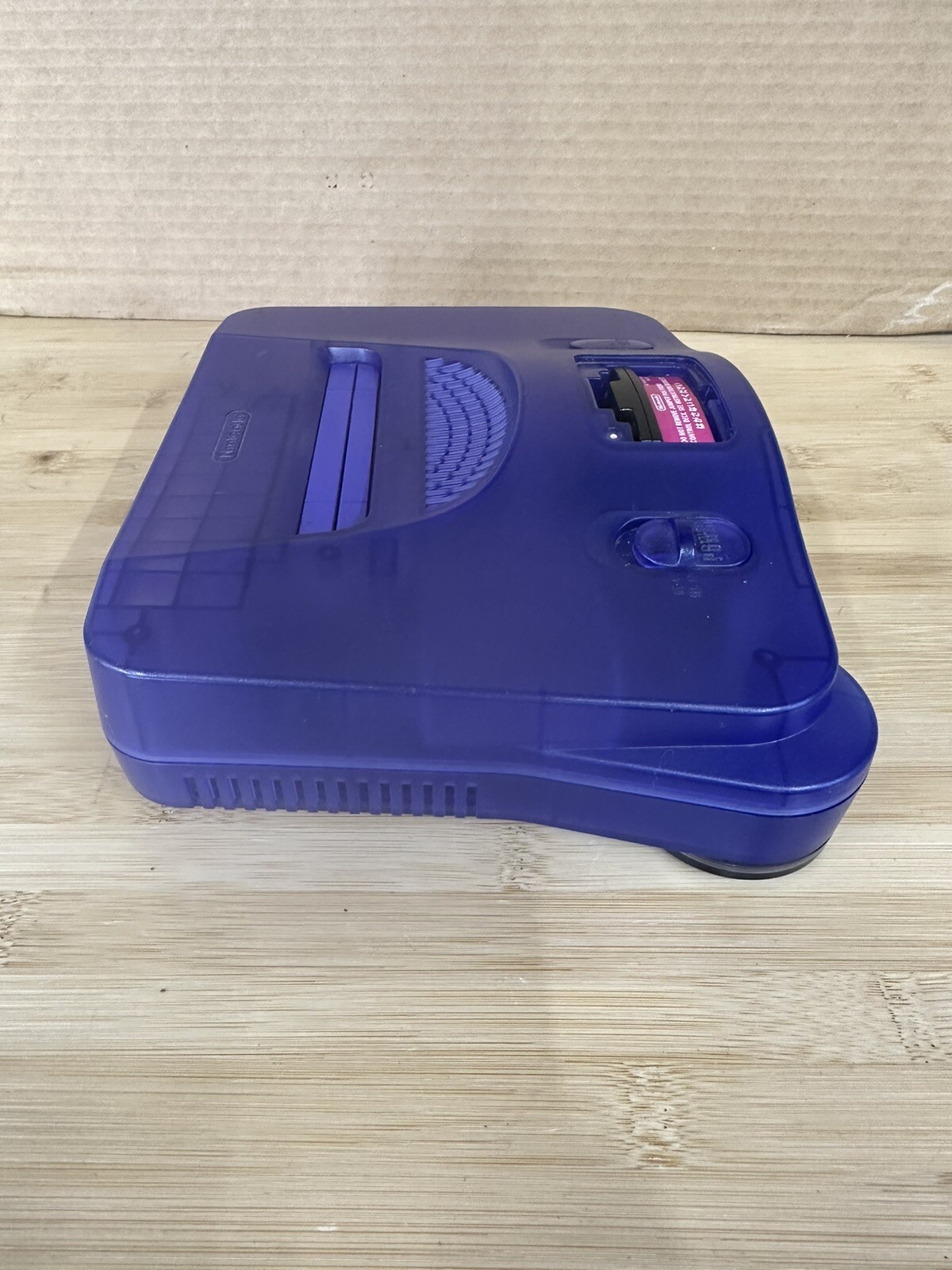 Nintendo 64 N64 Grape Funtastic Console with Controller and Cables ...