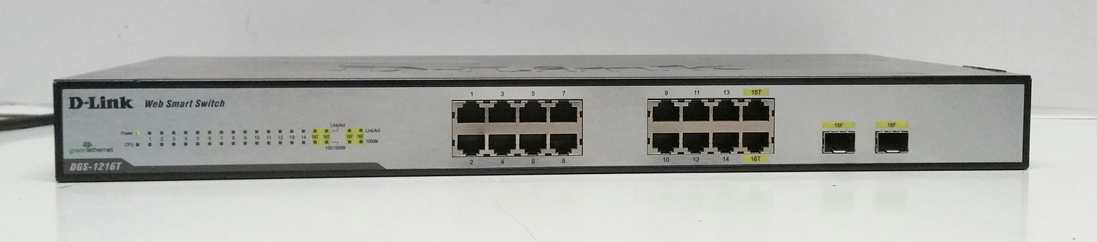 D-Link Web Smart DGS-1216T (DGS1216T) 16-Port Gigabit Ethernet Switch ...