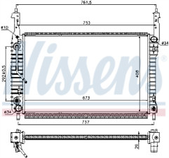 Nissens 63119 Radiator for sale online | eBay UK