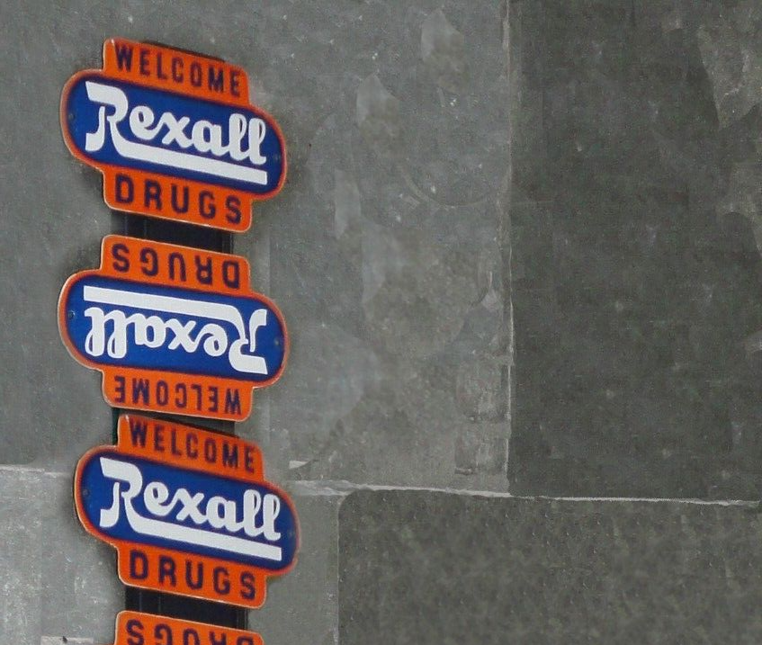 PORCELAIN REXALL ENAMEL SIGN 10X5 INCHES LOT OF 10 | eBay