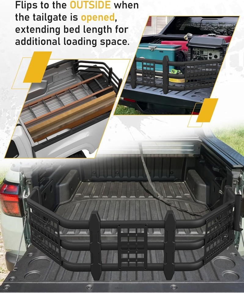 Upgraded Truck Bed Extender Fit for 2015-2025 Ford F-150 F150 Tailgate ...