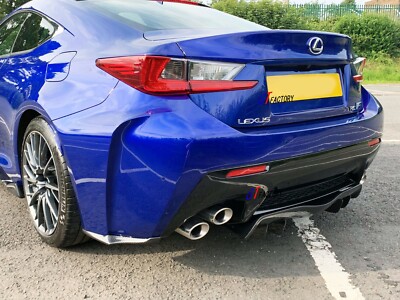 A STYLE CARBON REAR DIFFUSER SPOILER FOR LEXUS RC-F RCF USC10 ONLY ...