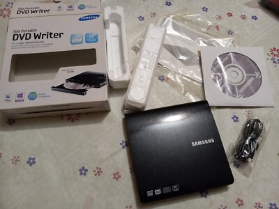 Samsung Slim Portable DVD Writer SE-208 USB Powered / AV connectivity ...