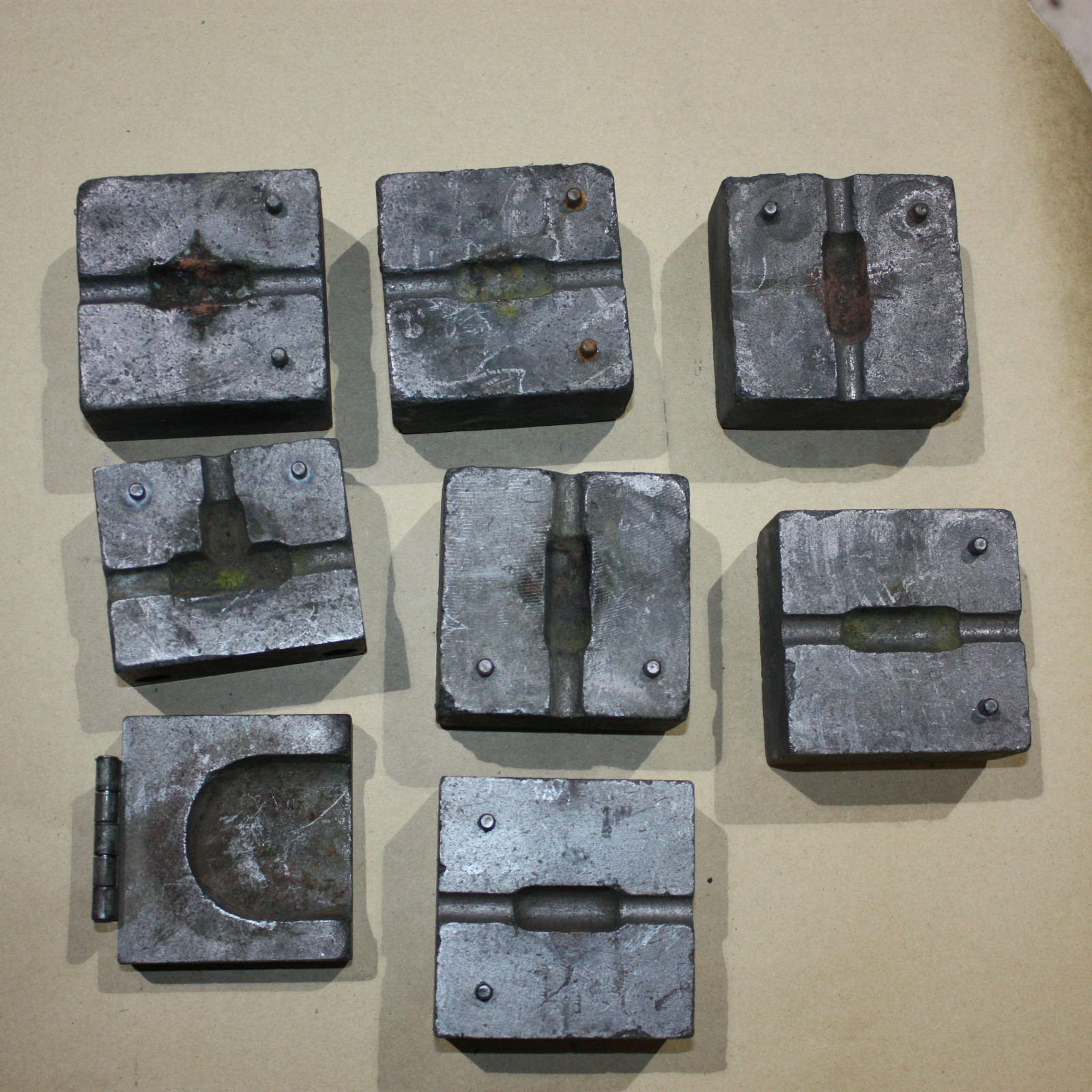 ERICO Cable Copper Thermite Graphite Welding Mold parts Glass Blowers ...