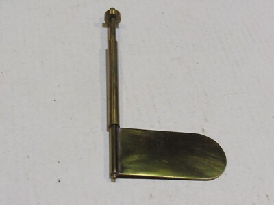 BRASS RUDDER- 3" SHAFT, 1/8" DIAMETER, 7/8" X 1 3/4" RUDDER, SEE ...