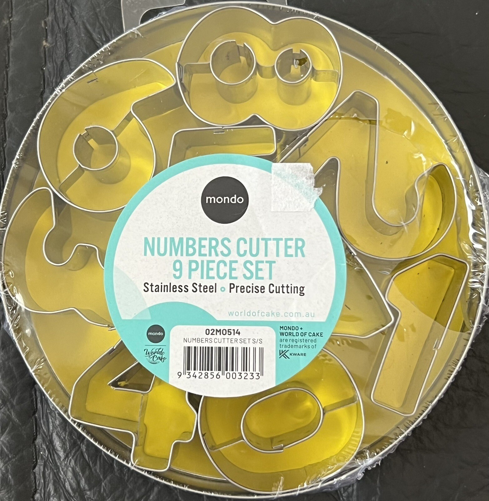 NUMBER CUTTERS 9 piece by MONDO | eBay Australia