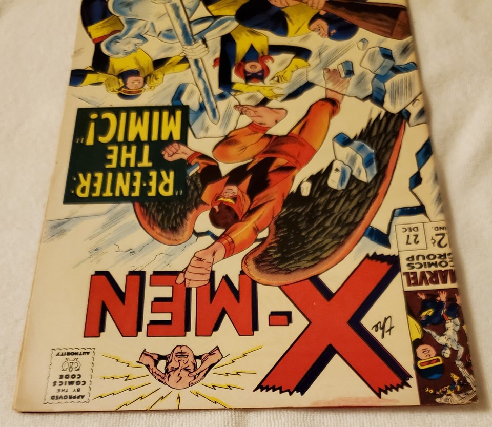 ~X-MEN #27~ (1966) "Re-enter: The Mimic!" ~PUPPET MASTER~ | eBay