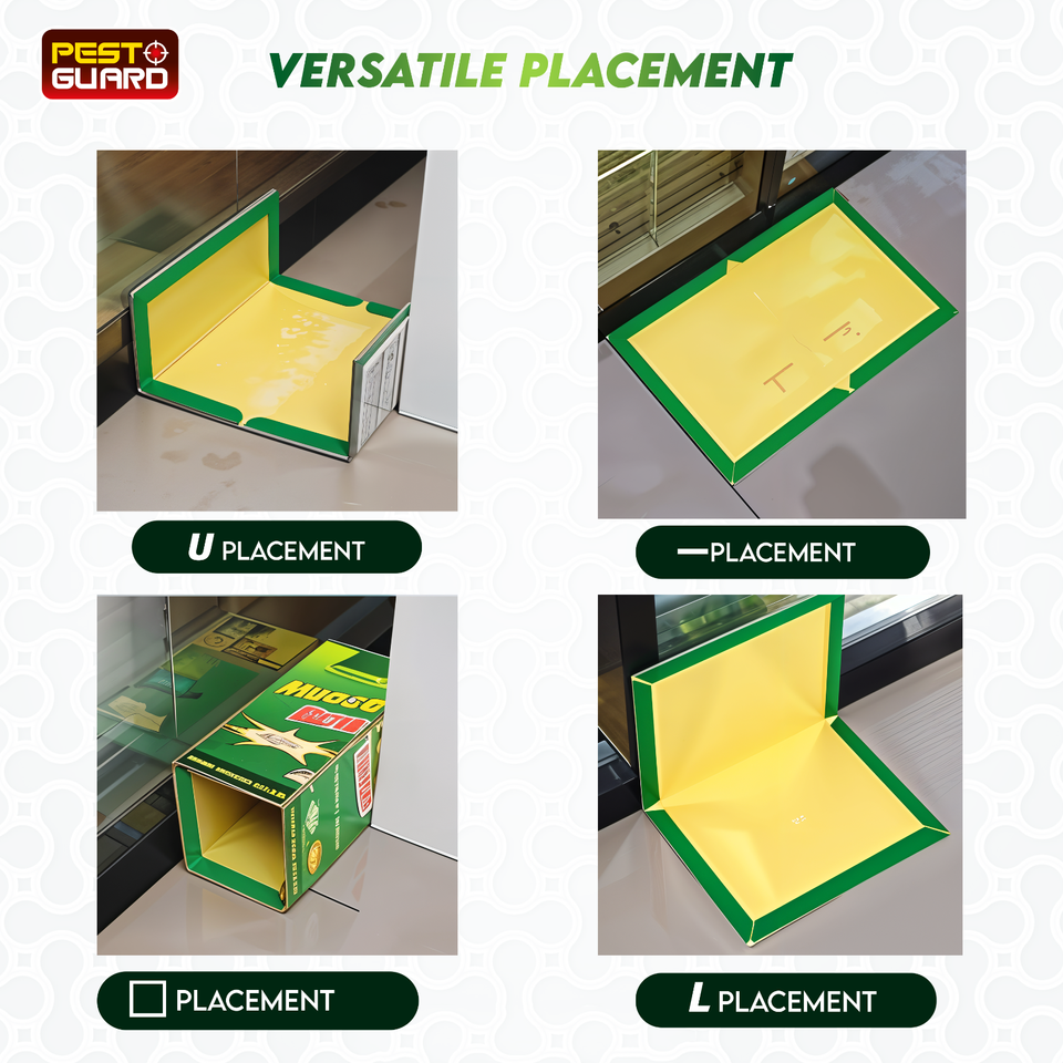 Pest Sticky Boards 5x Glue Traps Pads Multi-Use Sticky Boards for Home ...