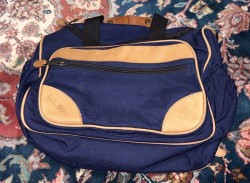 LL Bean Vintage Utility Adventurer Mini Duffle Bag Luggage Carryon ...