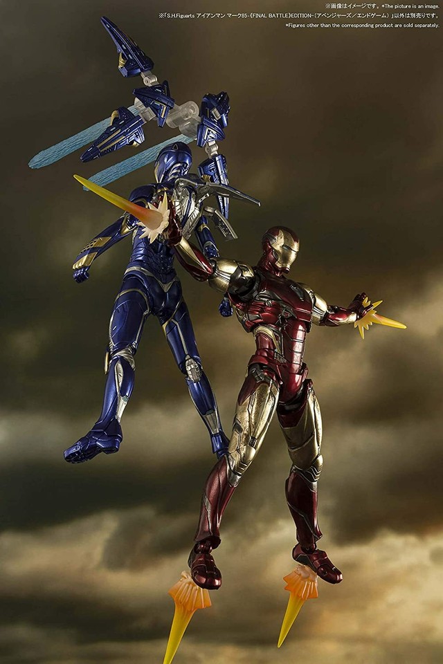 S. H. Figuarts Avengers Iron Man Mark 85 (FINAL BATTLE) Edition-Approx ...