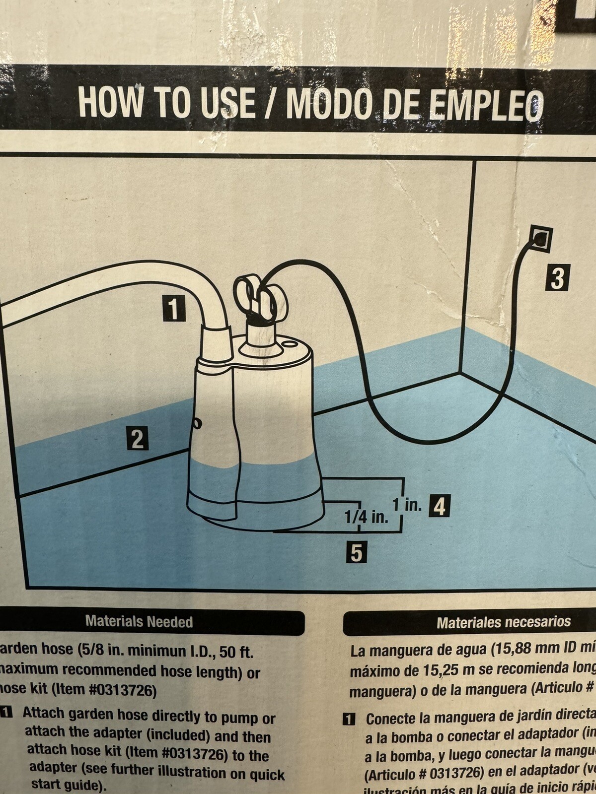 Utilitech 0094086 1/3 HP 1800 GPH Submersible Utility Pump Ppu33 for ...