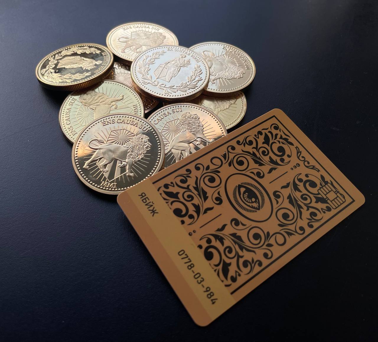 USA Set Blood oath marker 10pcs Continental Gold Coin Prop John Wick ...