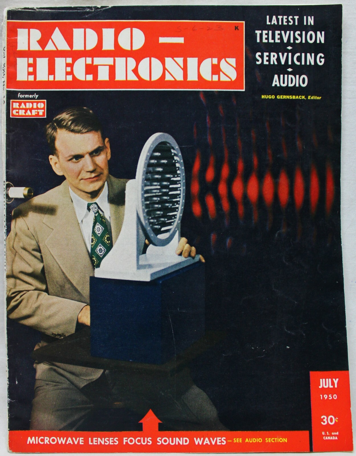 RADIO ELECTRONICS MAGAZINE JULY 1950 VINTAGE ELECTRONICS TECHNOLOGY ...