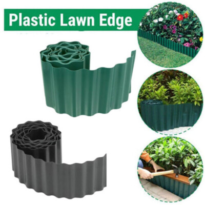 9M Fence Landscape Garden Lawn Edging Border Flexible Plant Grass ...