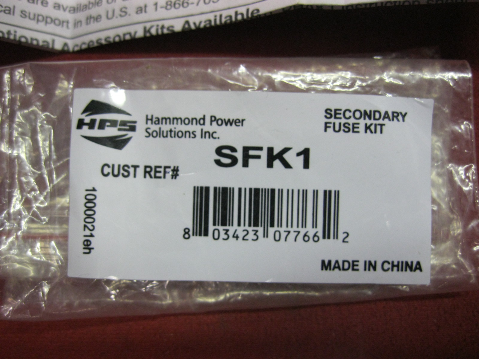 SFK1 Hammond Power Solutions Inc Secondary Fuse Kit | eBay