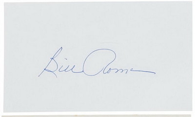 BILL ROMAN SIGNED 3x5 INDEX CARD DETROIT TIGERS PSA AUTOGRAPH | eBay