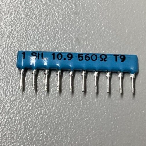 2X Resistor SIL-10.9-560ohms Array Network 10 pins DIP (560 Ohms) | eBay