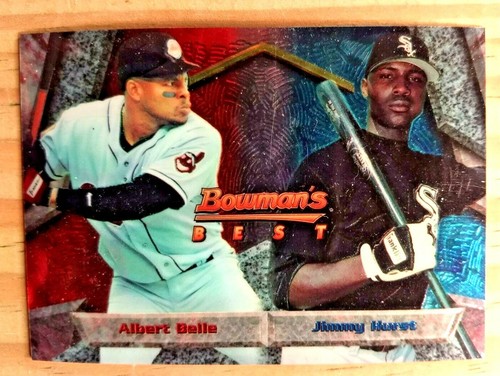 1994 BOWMAN'S BEST ALBERT BELLE JIMMY HURST CARD#98 ORIOLES INDIANS ...