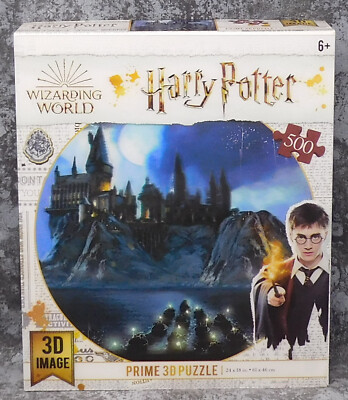 Harry Potter Wizarding World 500 piece 3D Puzzle Hogwarts at Night | eBay