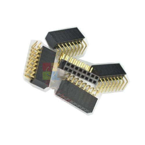 20Pcs 2x8Pin 2.54mm Pitch Double Row Female Header Right Angle Socket ...