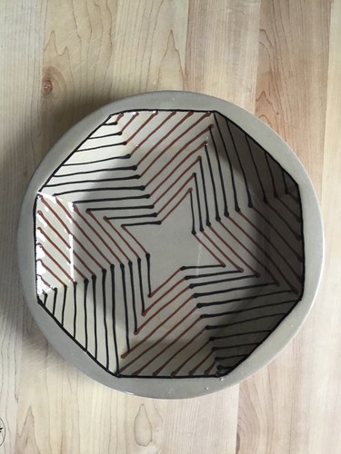 Roy Hamilton for Hartstone Decorated Stoneware Serving Bowl | eBay