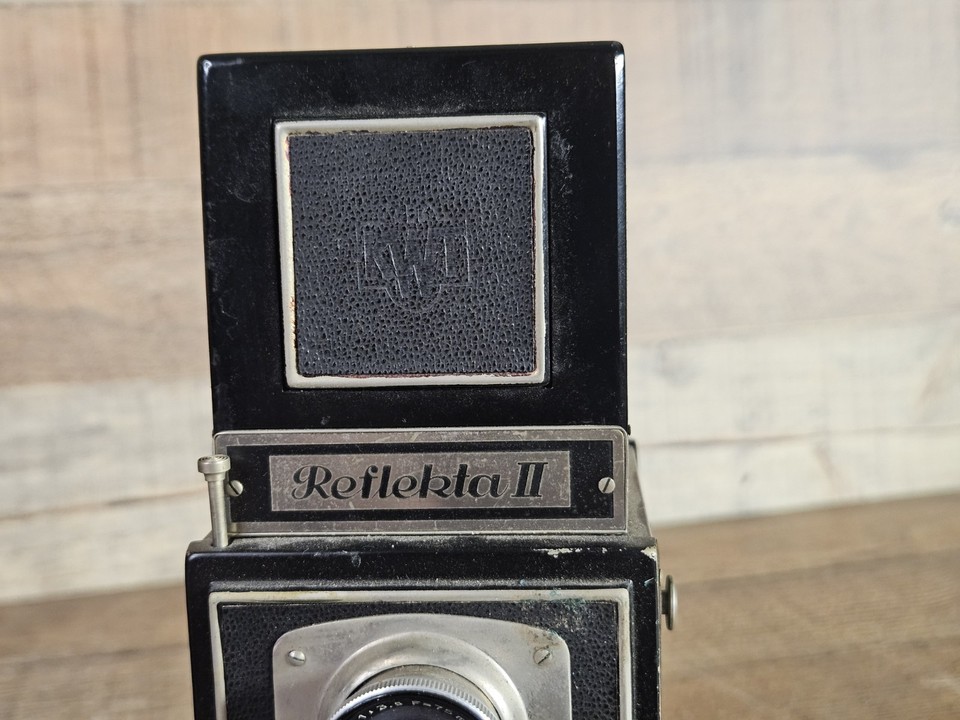 VTG Welta Reflekta II E.Ludwig Meritar 1:3.5 F=75mm w/Case Cam Germany ...