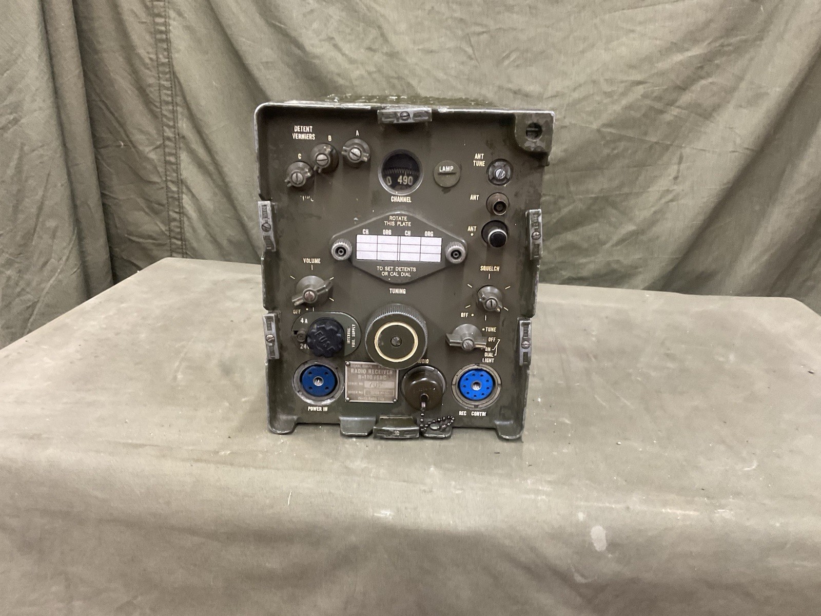 Military Radio Receiver R-110 38-55mc Pp-112 Rt68 Rt67 Rt66 Grc M38a1 ...