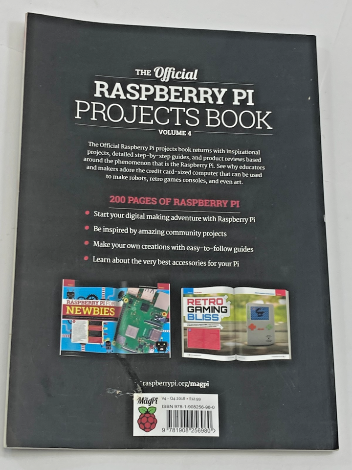The Official Raspberry Pi Projects Book Volume 4 - perfect The MagPi ...