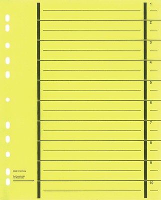 Dividers Made of Intense Coloured Recycled Cardboard Yellow | eBay