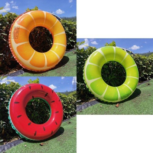 Pvc Cartoon Kids Inflatable Swimming Ring Watermelon Lifebuoy Swim Toy ...