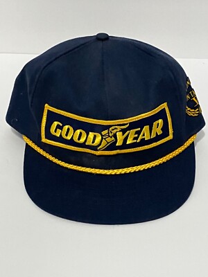 Vintage Swingster Goodyear #1 in Racing Snapback Hat Cap Gold Yellow ...