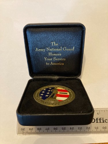 Vintage US Army National Guard Honors Your Service Coin for Excellence ...