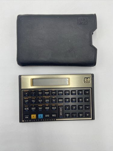 Hewlett Packard HP-12C Golden Calculator , TASTED And Working | eBay